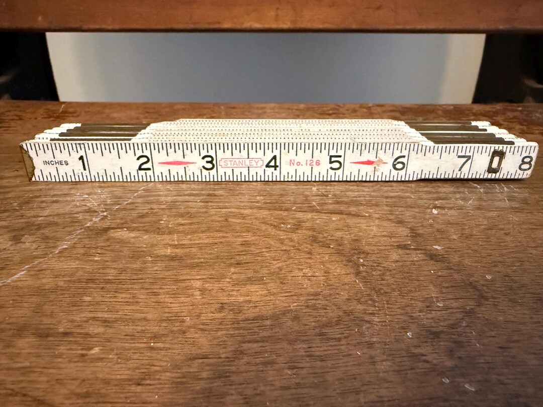 Vintage Stanley Folding Ruler - Etsy