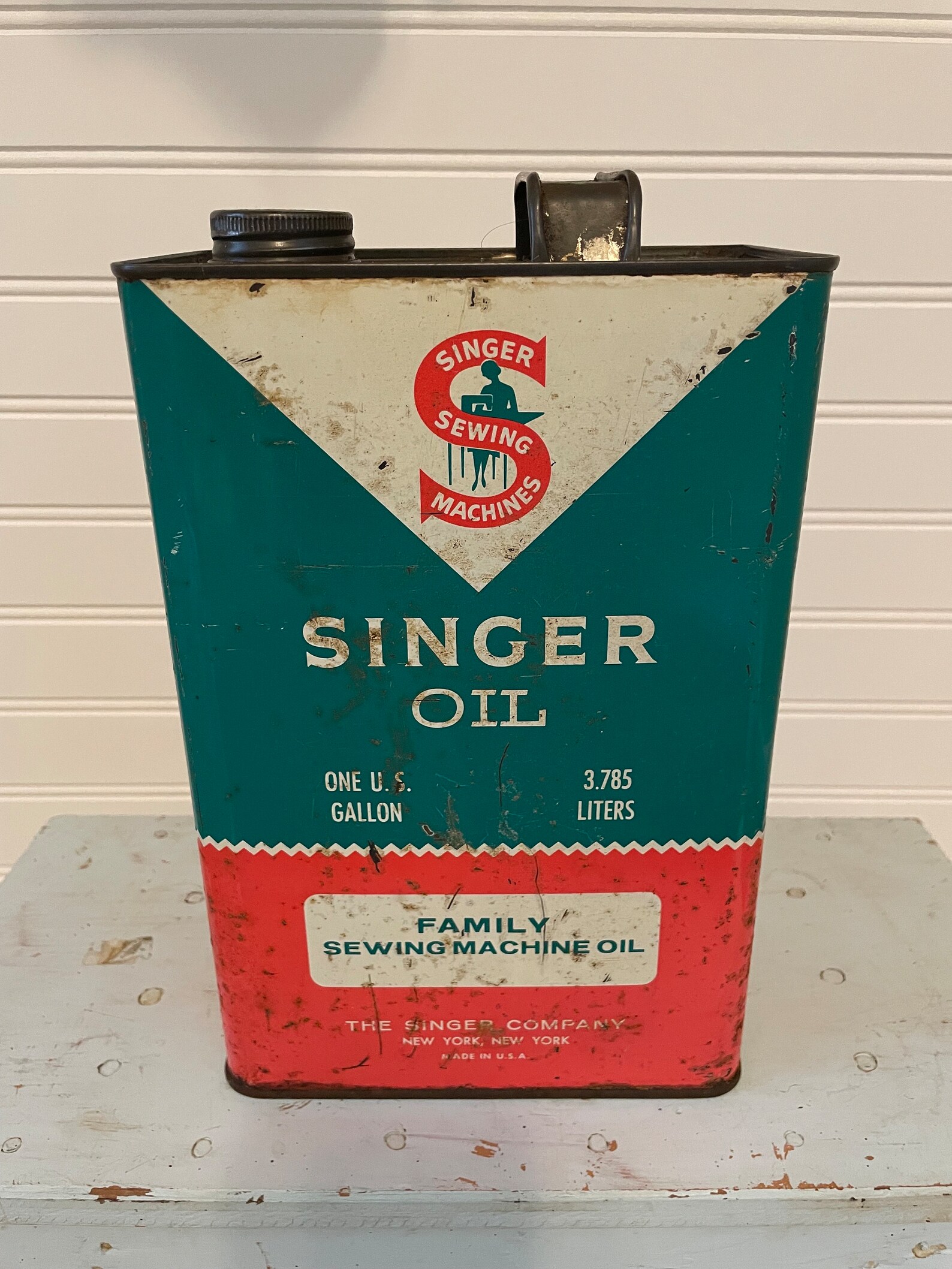 Vintage Singer Oil Can - Etsy
