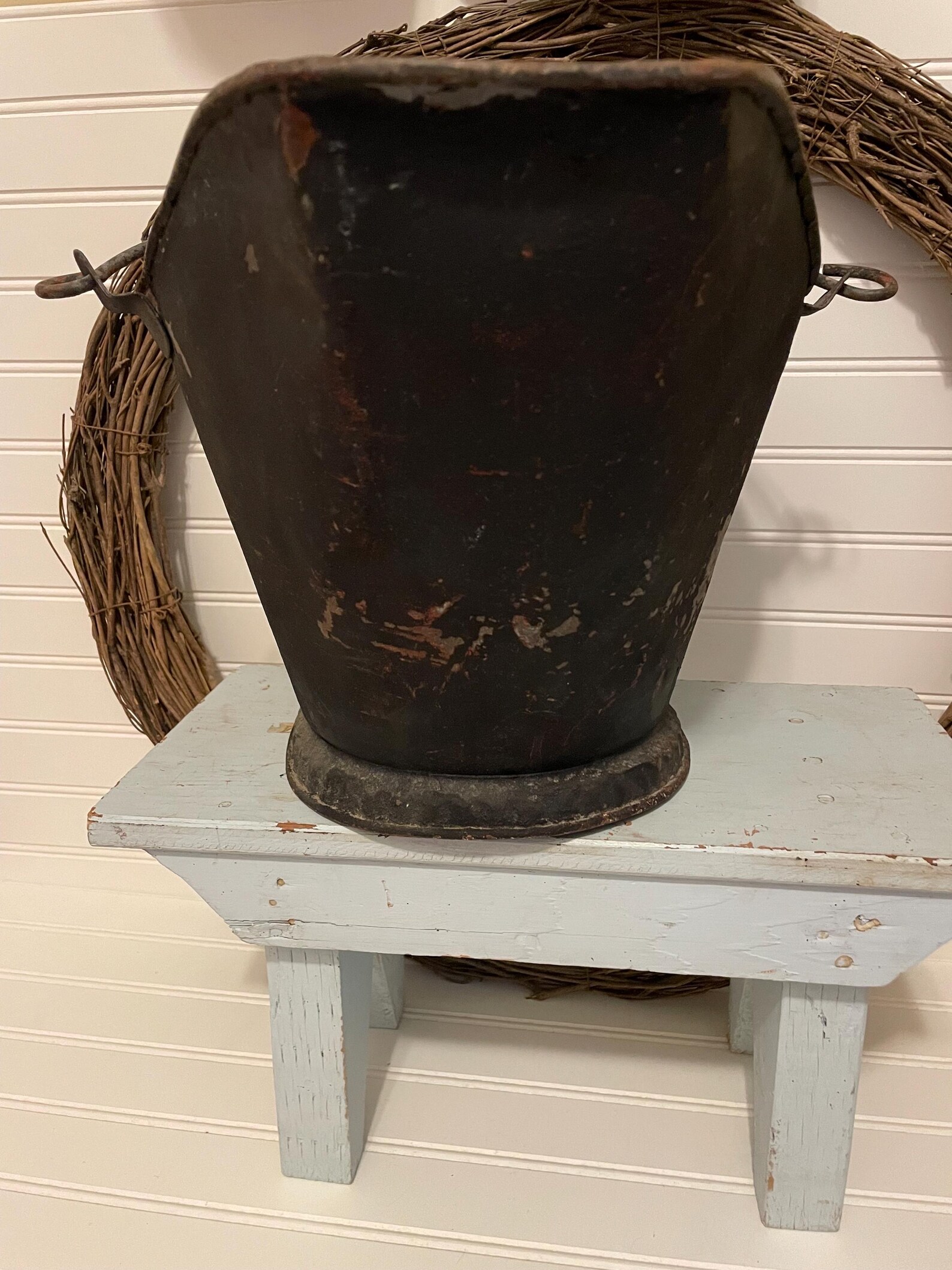 Vintage Scuttle Bucket - Etsy
