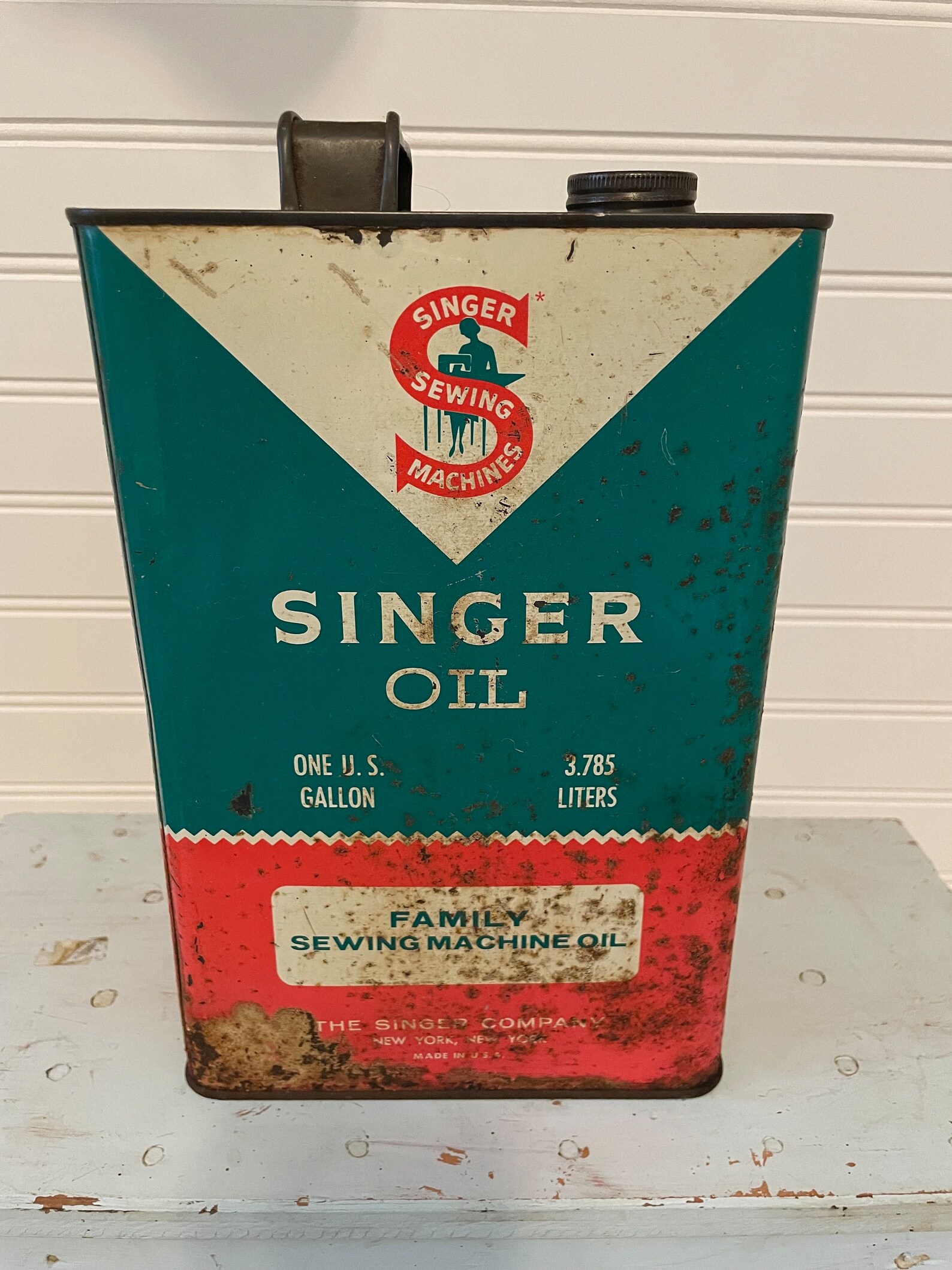 Vintage Singer Oil Can - Etsy