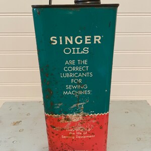 Vintage Singer Oil Can - Etsy