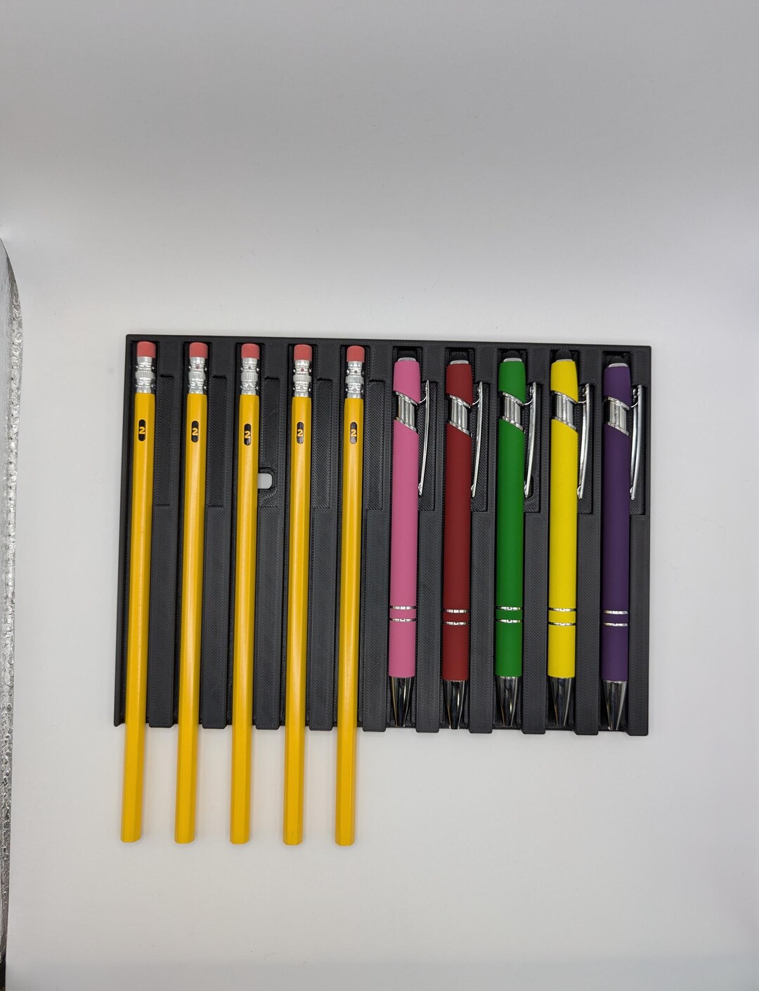 Pen & Pencil Laser Engraving Jig holds 10 Custom Personalized Ink Pens ...
