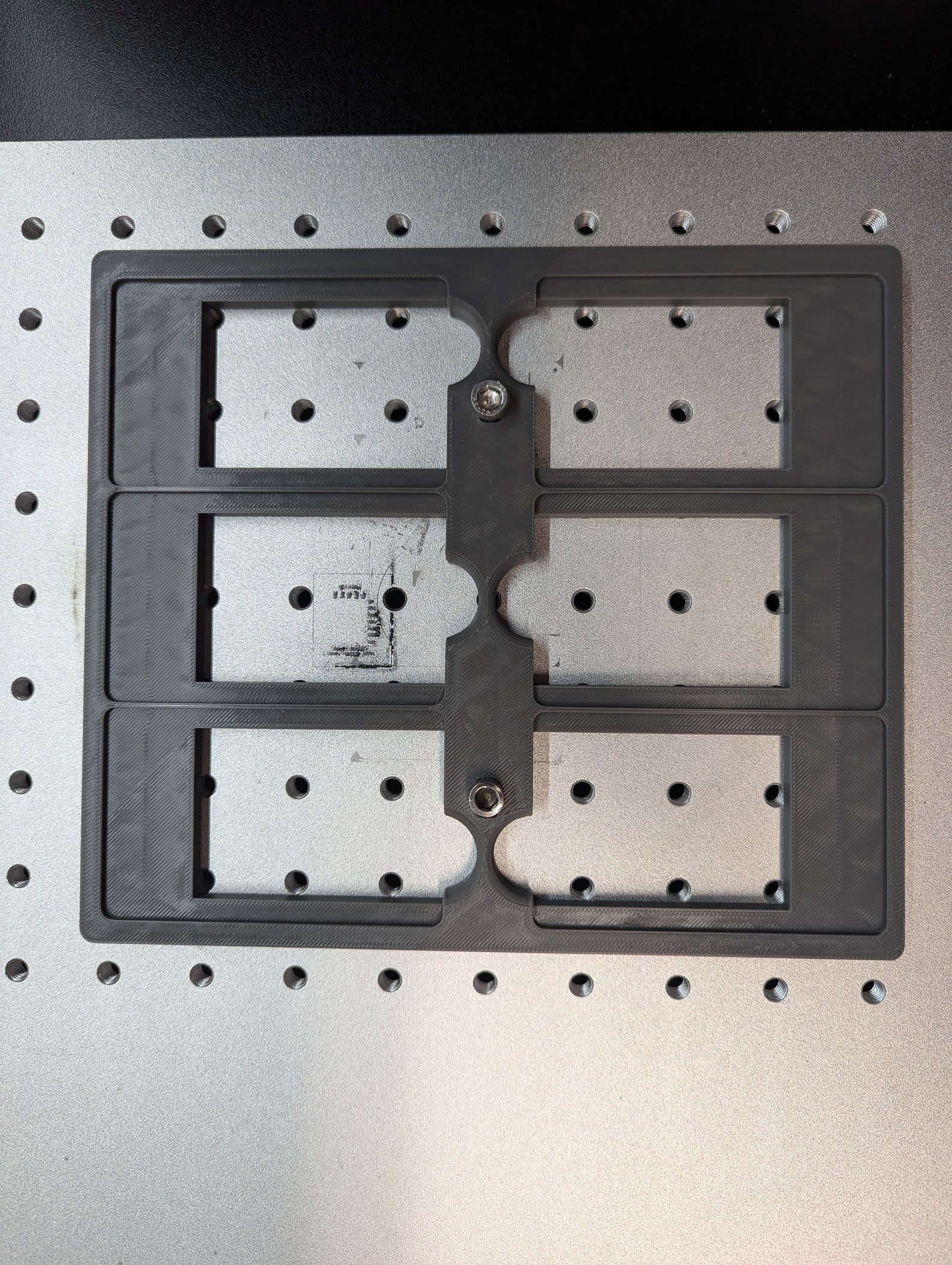 Metal Wallet Laser Engraving Jig: Slim RFID Wallet Template (6 Wallets ...