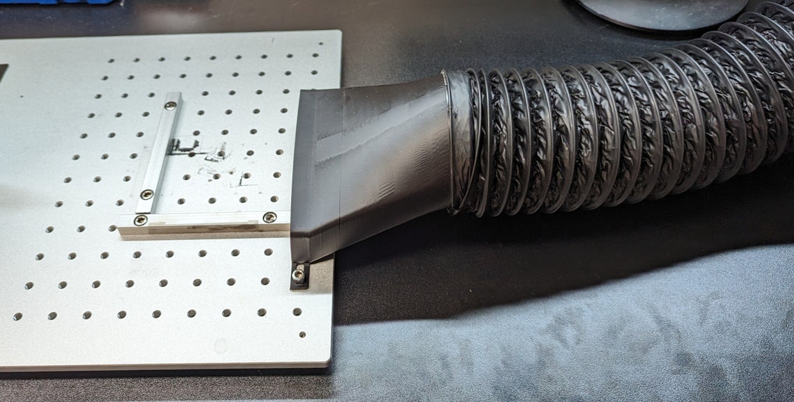 4" Fume Extractor Hood: High Flow Air Duct for Laser Engraving - Etsy