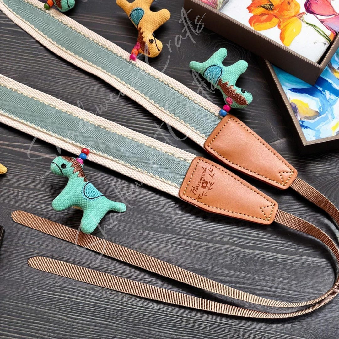 Personalized Adjustable Camera Straps, Cute Pendant Camera Straps ...