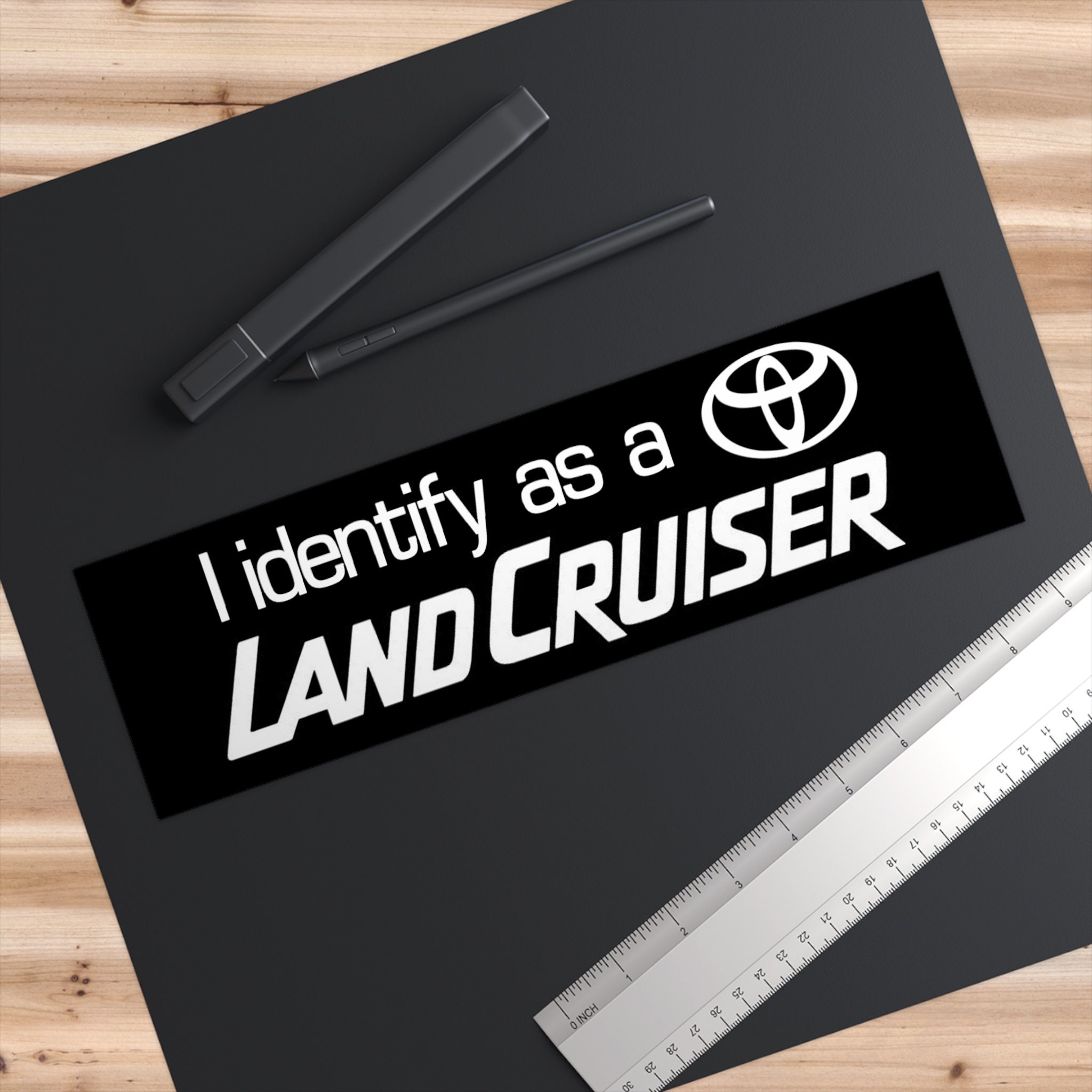 I Identify as a Toyota Land Cruiser Bumper Sticker - Etsy