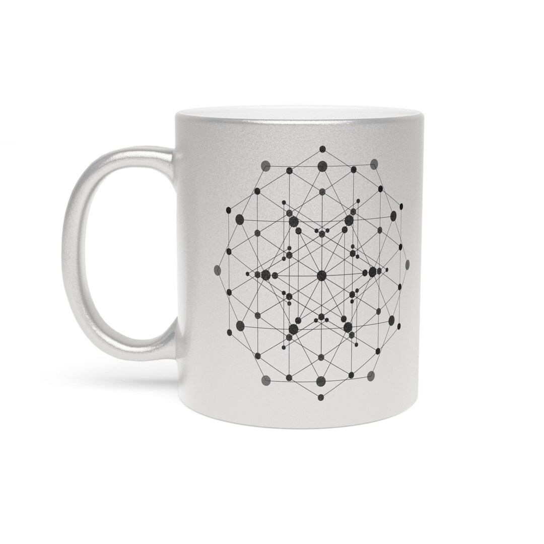Sacred Geometry Mandela Gold Silver, Super Charge Mug, Star Seed ...