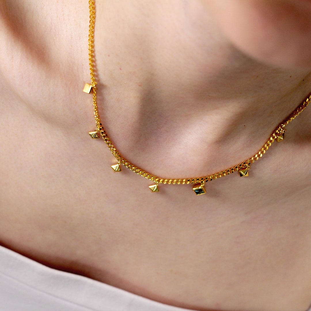 Minimalist Everyday Gold Necklace·dainty Layering Chain·timeless ...