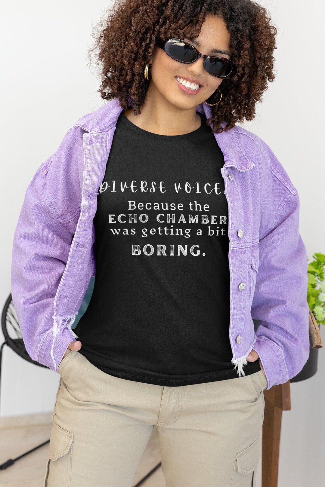 Speak up for Social Justice, Witty DEI Humor, Empowerment Clothing ...