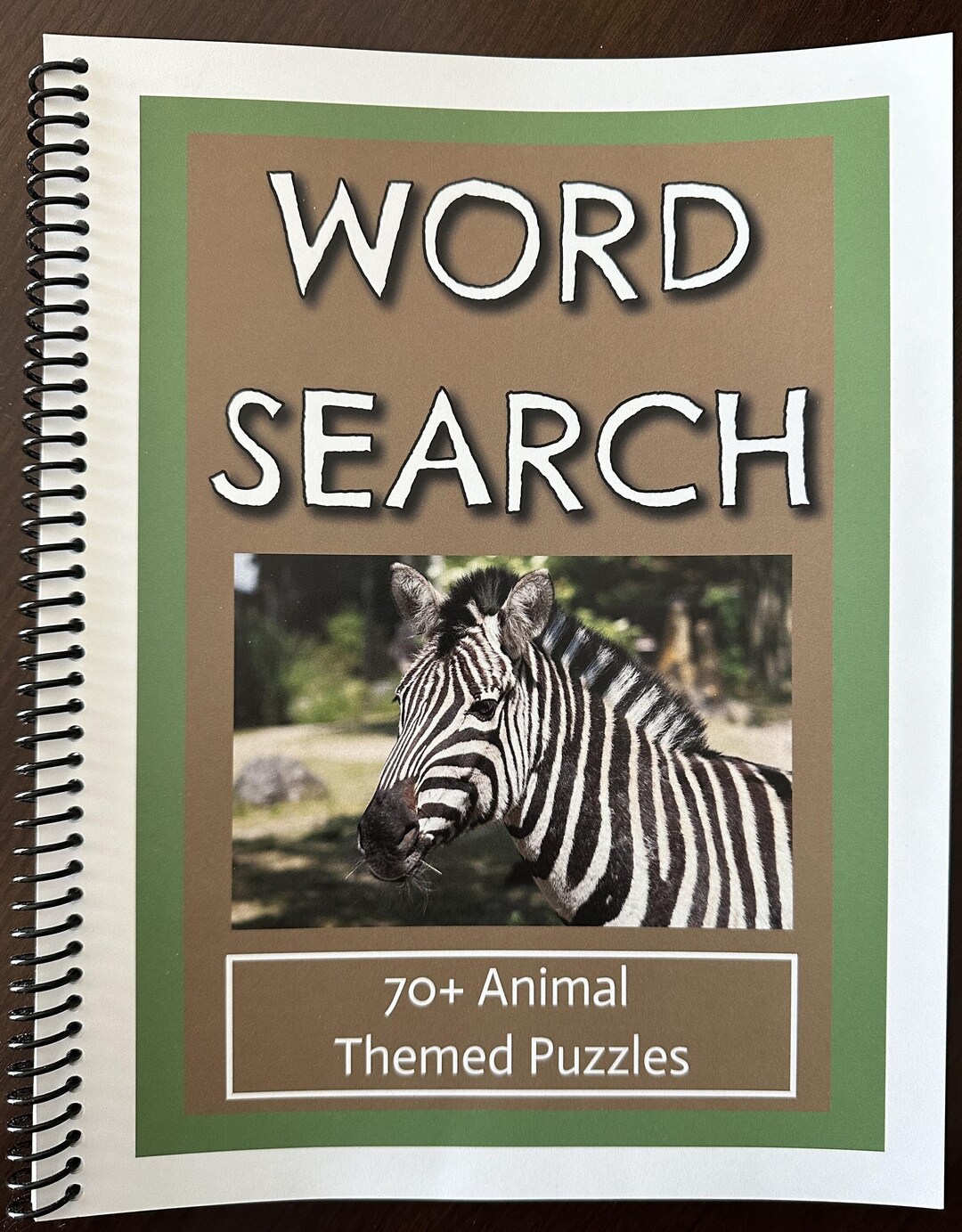 Animal Themed Word Search Book - 72 Word Puzzles - Etsy