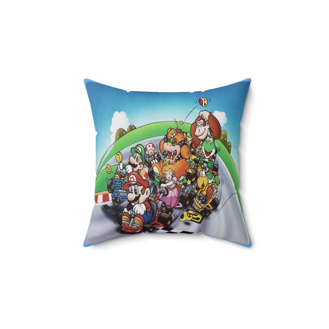 Super Mario Kart Man Cave Pillow - Etsy