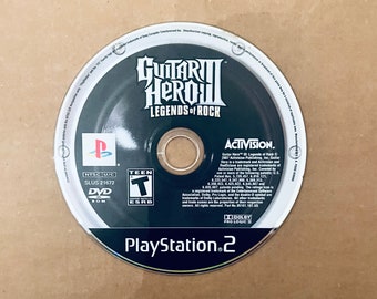 Guitar Hero 3 Legends of Rock PS2 Bundle Gibson Red Octane Guitar ...
