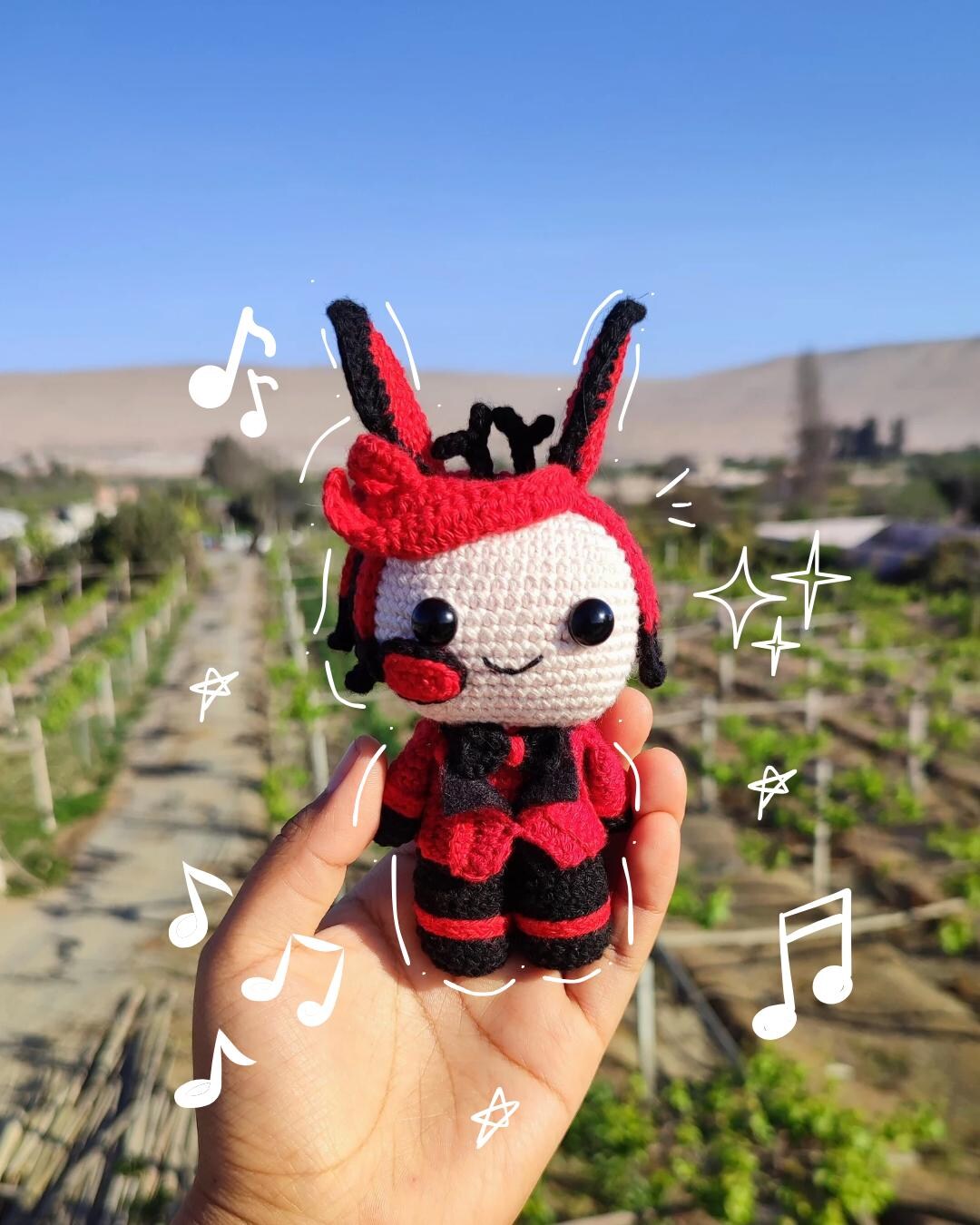 Crochet Alastor Amigurumi Pattern Hazbin Hotel - Etsy