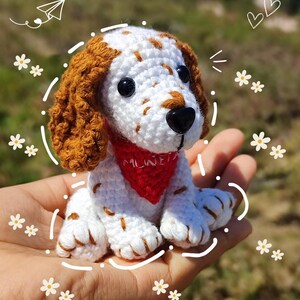 Crochet Cocker Spaniel Dog Amigurumi Pattern, for Key Chains and Desk ...
