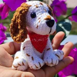Crochet Cocker Spaniel Dog Amigurumi Pattern, for Key Chains and Desk ...