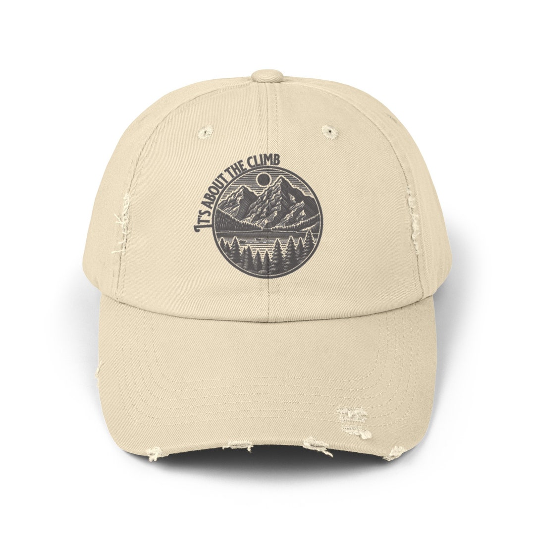 Rock Climbing Cap It's About the Climb Baseball Cap Climbing Mountains ...