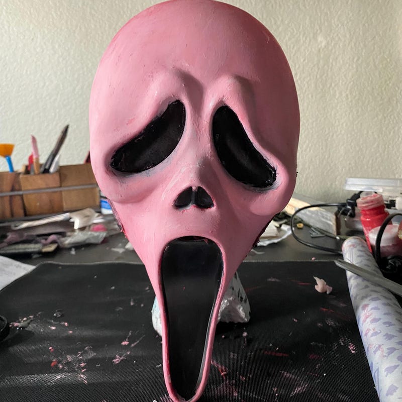 Ghost Face Mask - Etsy