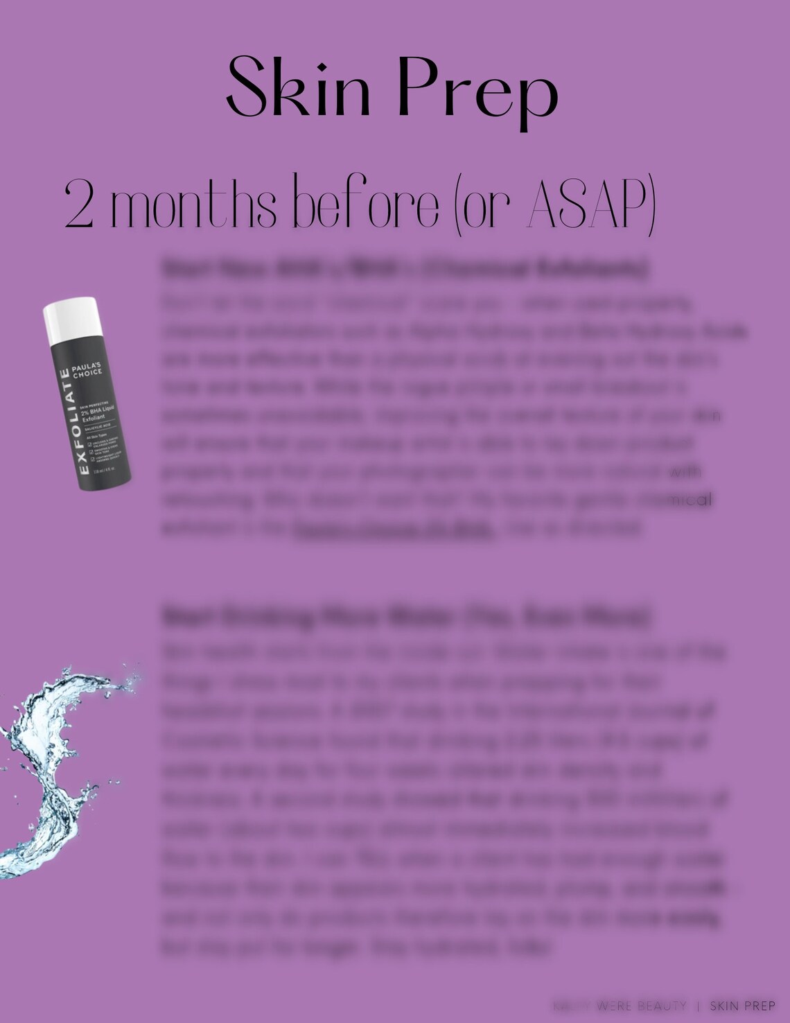 Photoshoot Prep Guide for Makeup, Skincare, & Hair - Etsy UK