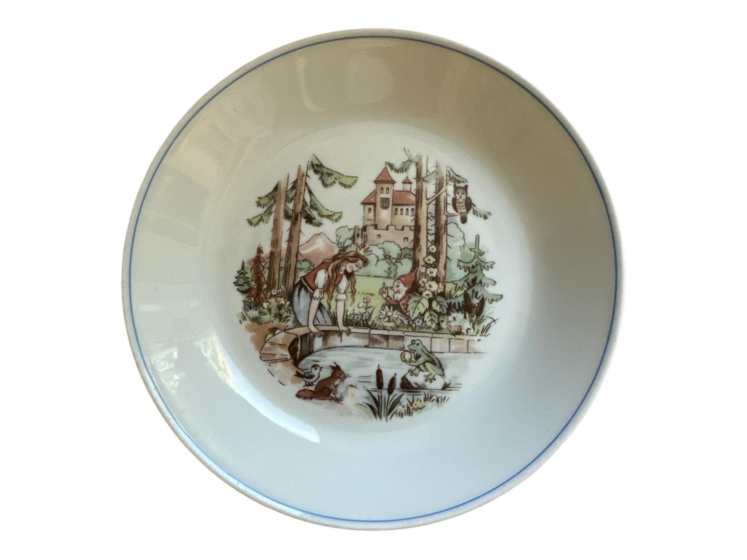 Kahla German Porcelain Plate “the Frog Prince’ - Etsy