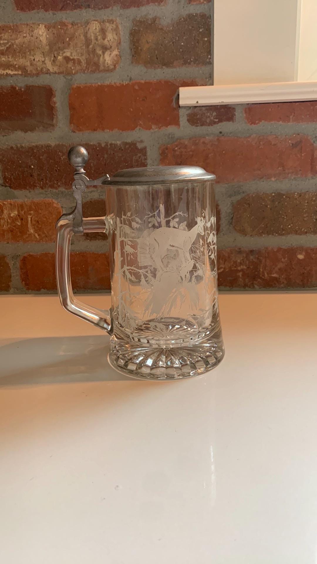 ZINN Germany Beer Stein With Pewter Lid - Etsy