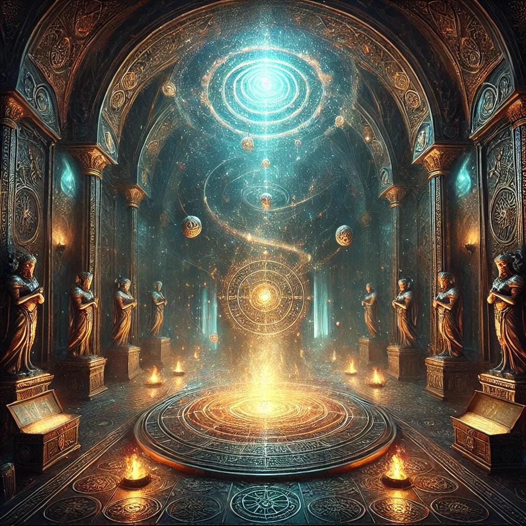 Labyrinthine Hall of Mysteries Astral Abode, Gift for Spirit Companions ...