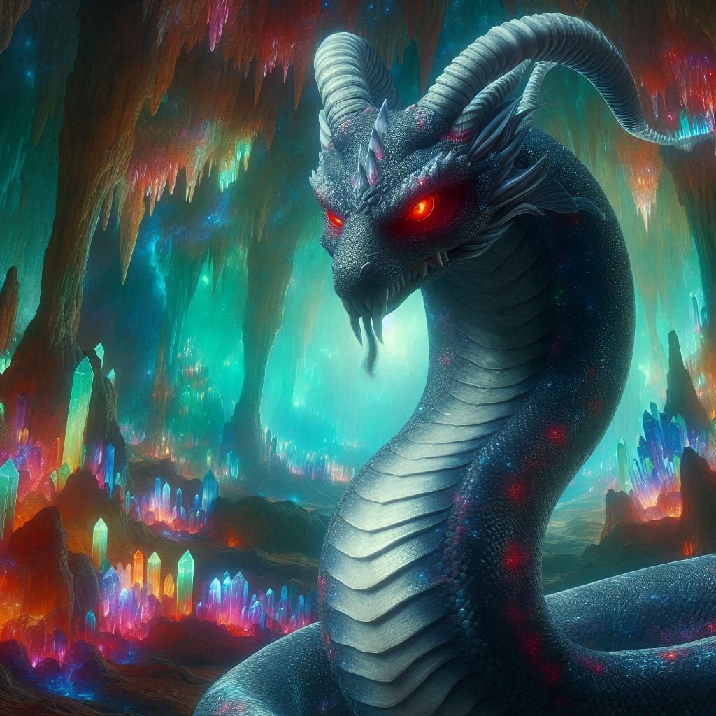 Demon Serpent Spirit Companion Conjured Distance Binding Dark Arts ...