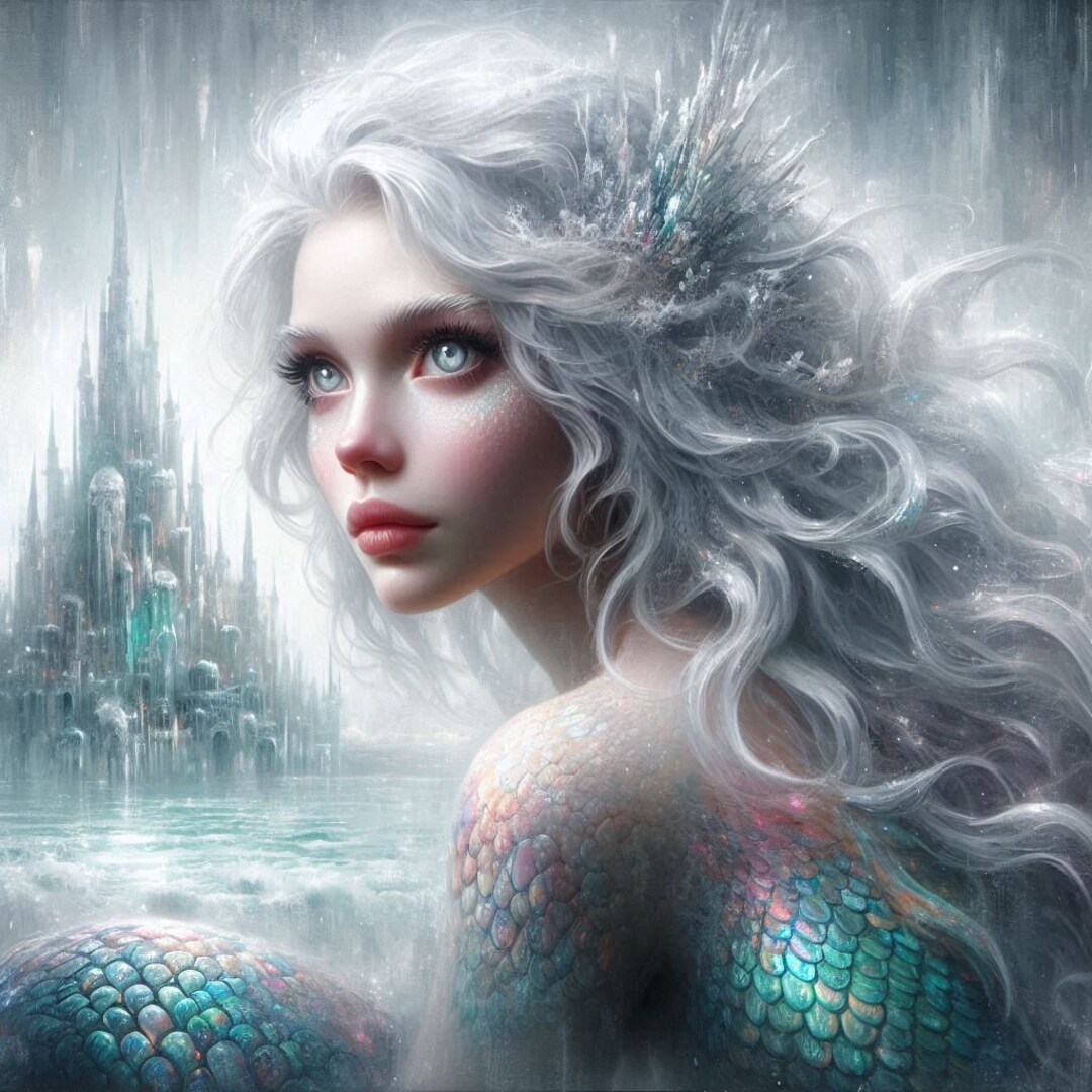 Arctic Mermaid Spirit Companion Spirit Keeping Remote Binding Light ...