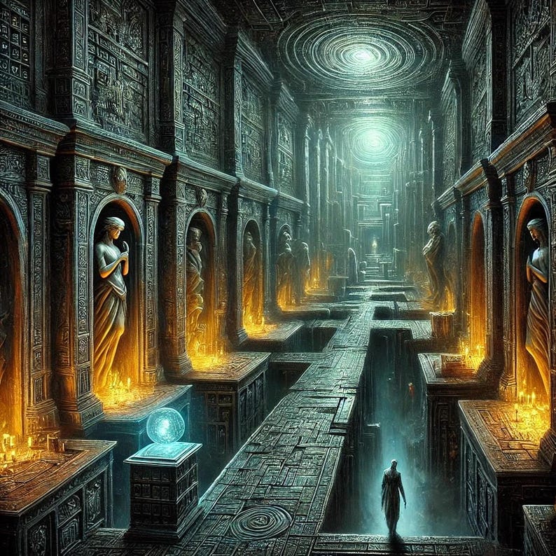 Labyrinthine Hall of Mysteries Astral Abode, Gift for Spirit Companions ...
