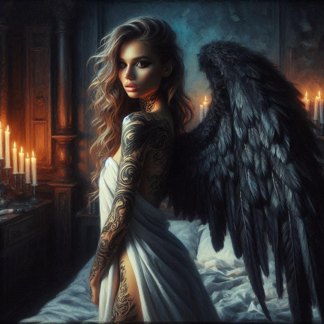 Female Fallen Angel Spirit Companion Bisexual Non-possessive Non ...