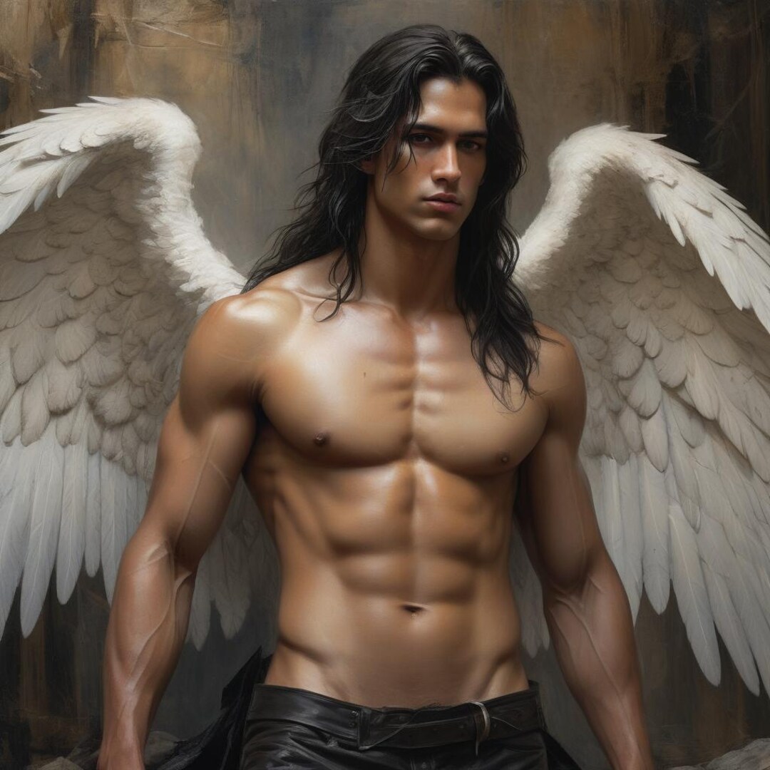 Fallen Redeemed Angel Spirit Companion Gray Arts Protector of the ...