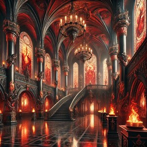 Abyssal Gothic Castle Astral Abode Gift for Dark Arts Spirit Companions ...