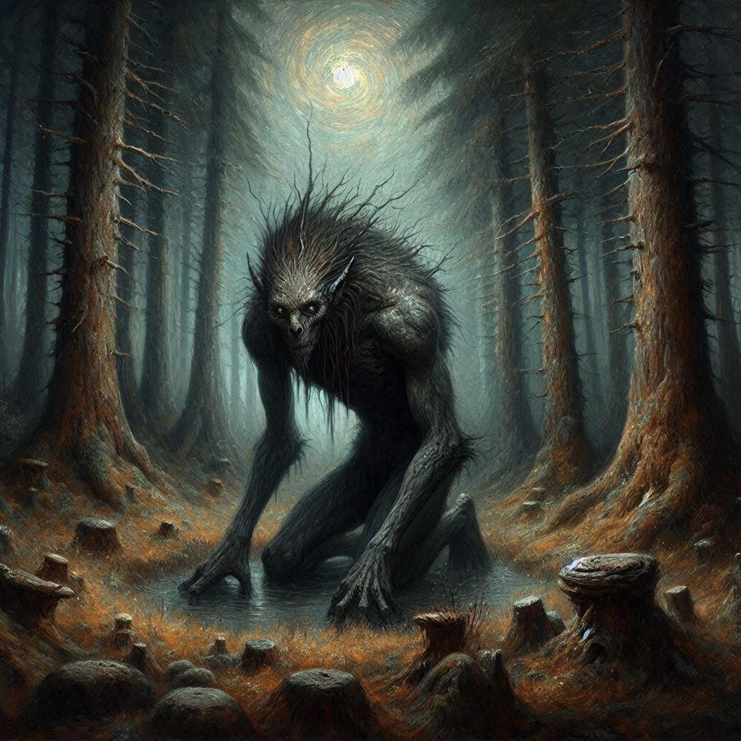 Wendigo Spirit Companion Deep North Dark Arts Cannibal Primal Power ...