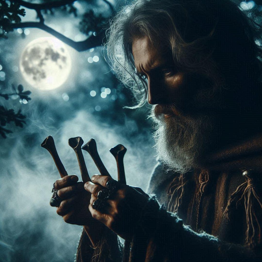 Celtic Druid Spirit Companion Dark Arts Divination Guidance Scrying ...