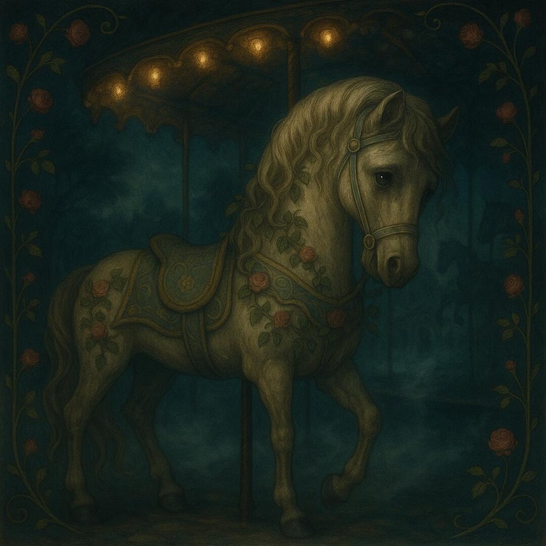 Haunted Carousel Pony Spirit Companion Symbolic Dreams Scent of Roses ...