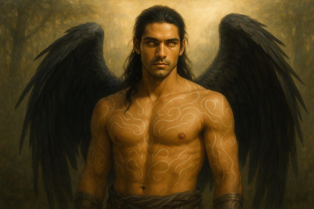 Fallen Angel Spirit Companion Light of Recognition Steadfast Presence ...