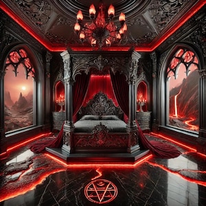 Abyssal Gothic Castle Astral Abode Gift for Dark Arts Spirit Companions ...