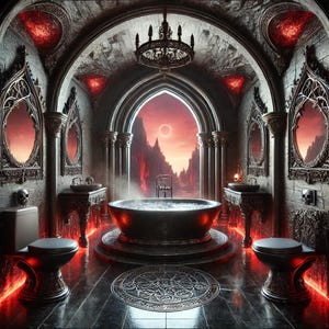 Abyssal Gothic Castle Astral Abode Gift for Dark Arts Spirit Companions ...