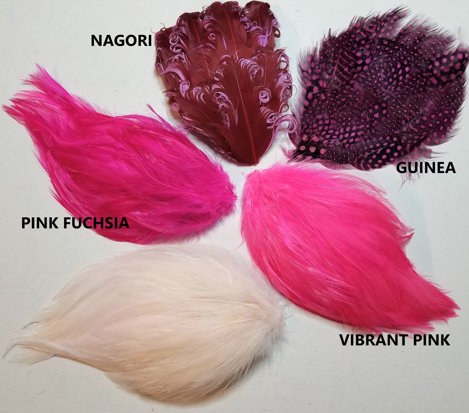 WINE AND LILAC Curly Feather Pads Nagorie Feathers - Etsy