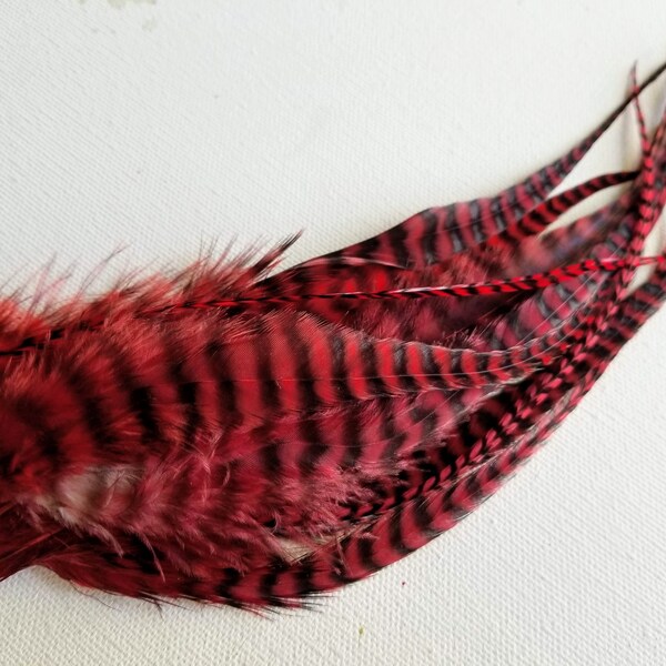 Red Hair Extensions - Etsy