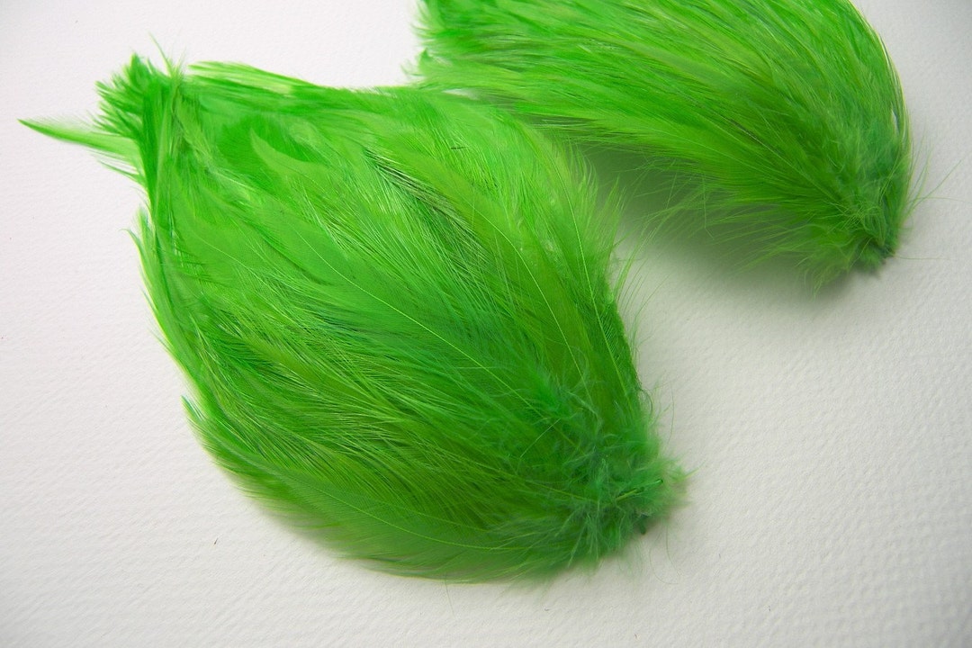 LIME GREEN Feather Pads - Etsy