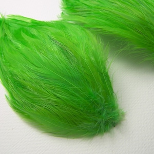 LIME GREEN Feather Pads - Etsy