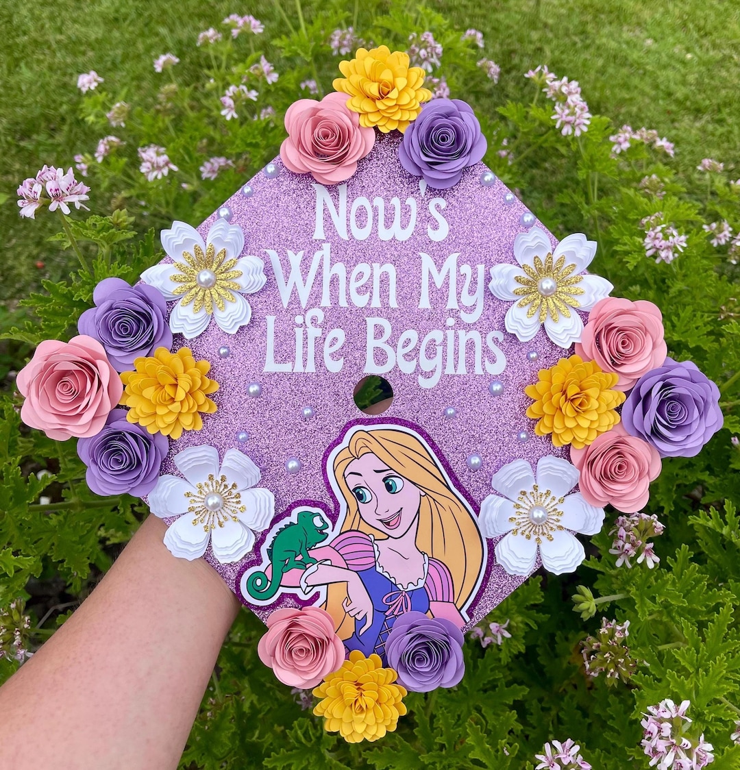 Princess Graduation Cap Topper/princess Grad Cap/graduation Cap/ Custom ...