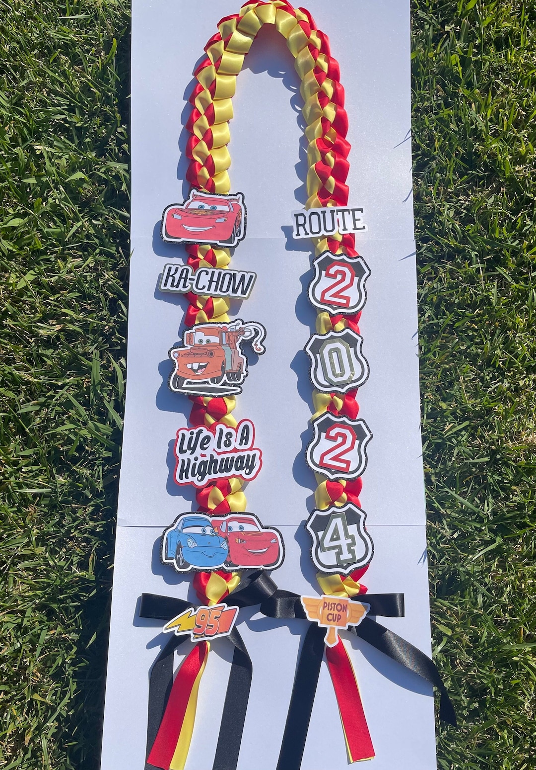 Cars Graduation Lei/ Cars Ribbon Lei/ Grad Gifts/ Congrats Grad/ 2025 ...