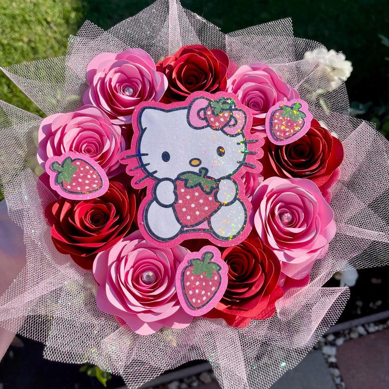 Hallo Kitty Bouquet - Etsy