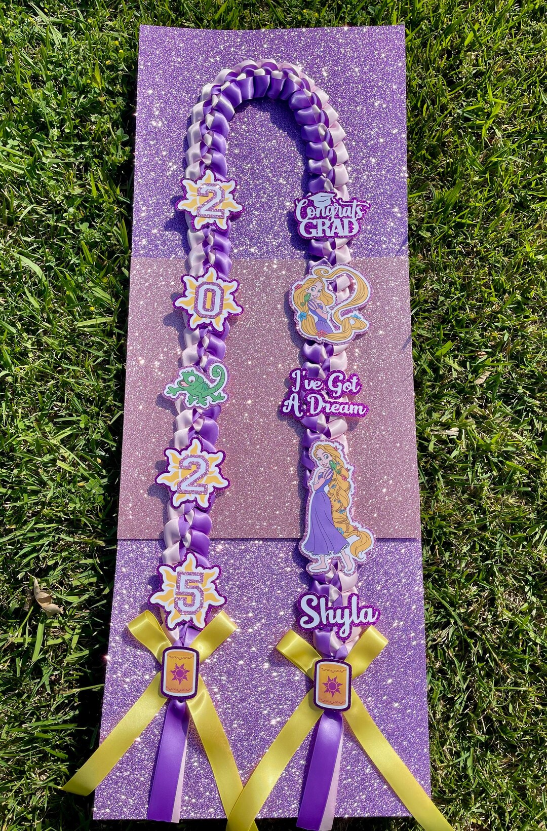 Princess Graduation Lei/ Princess Ribbon Lei/ Grad Gifts/ Congrats Grad ...