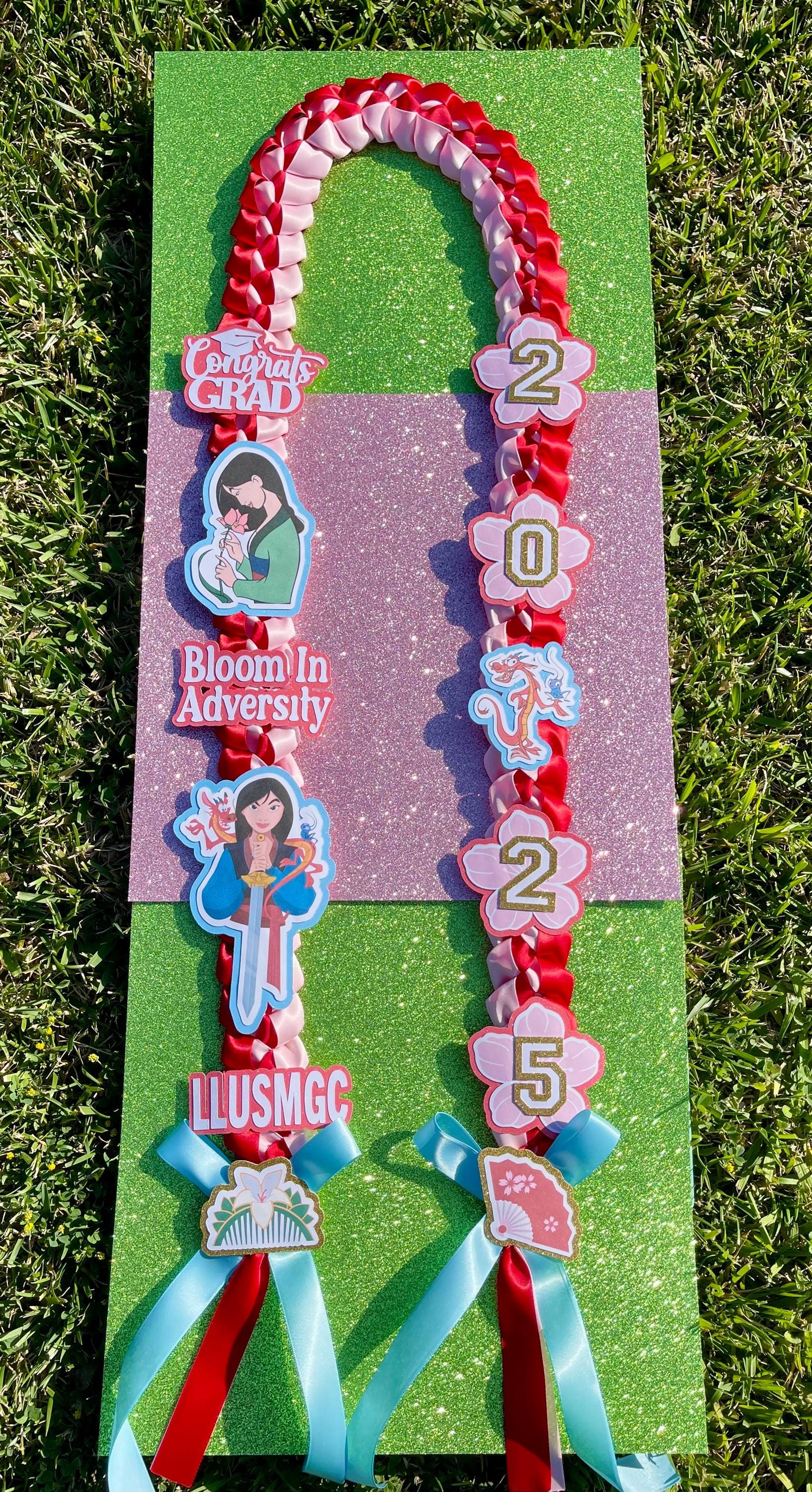 Princess Graduation Bundle/princess Grad Cap Topper & Grad Lei ...
