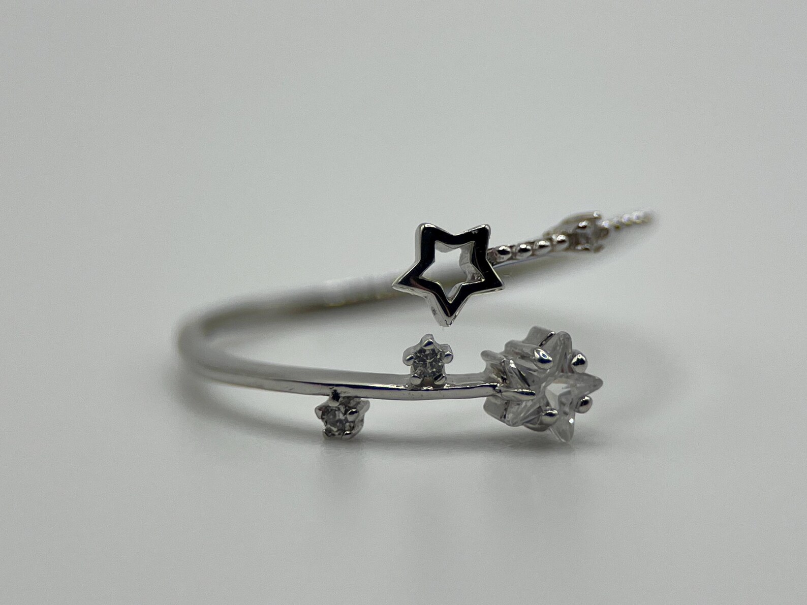 925 Sterling Silver Stars Ring, Wrap Ring, Handmade Jewelry, Statement ...