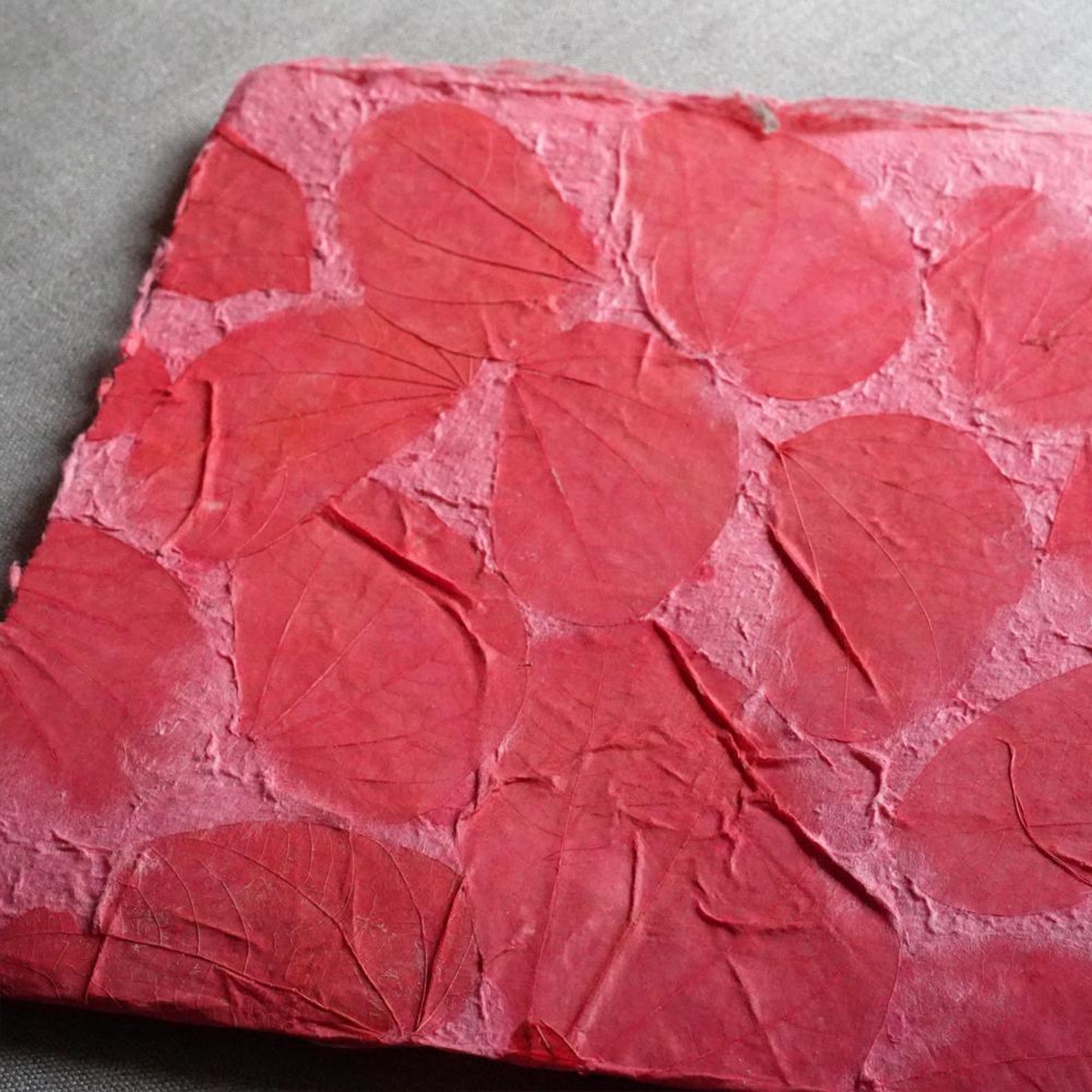 Handmade Natural Leaf Paper, Eco-friendly Mulberry Paper, Deckle-edge ...