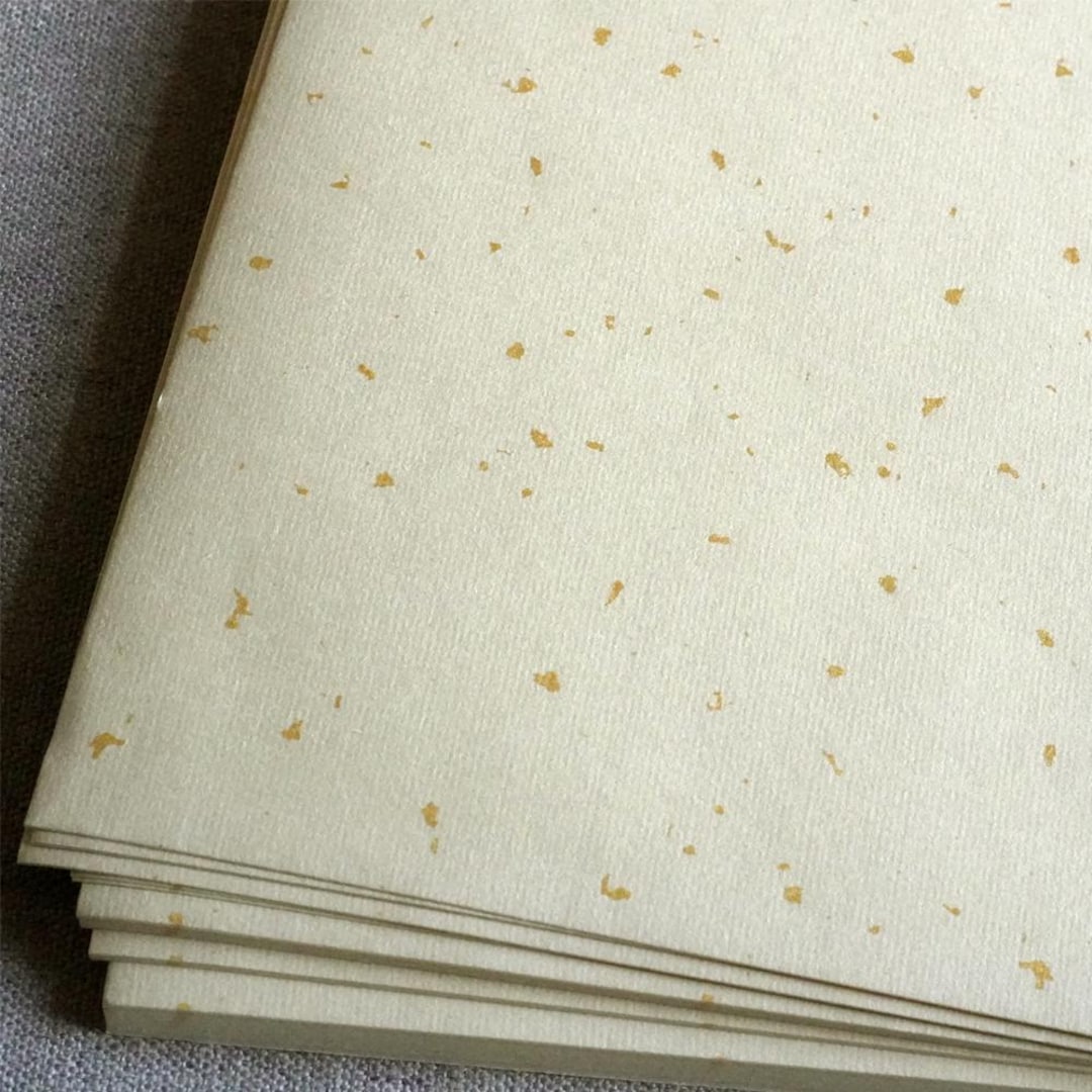 Chinese Traditional A4 Xuan Paper, Printable Thin Paper, Gold Fleck ...