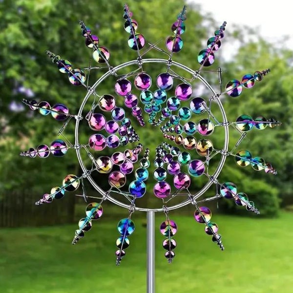 Garden Wind Spinner - Etsy